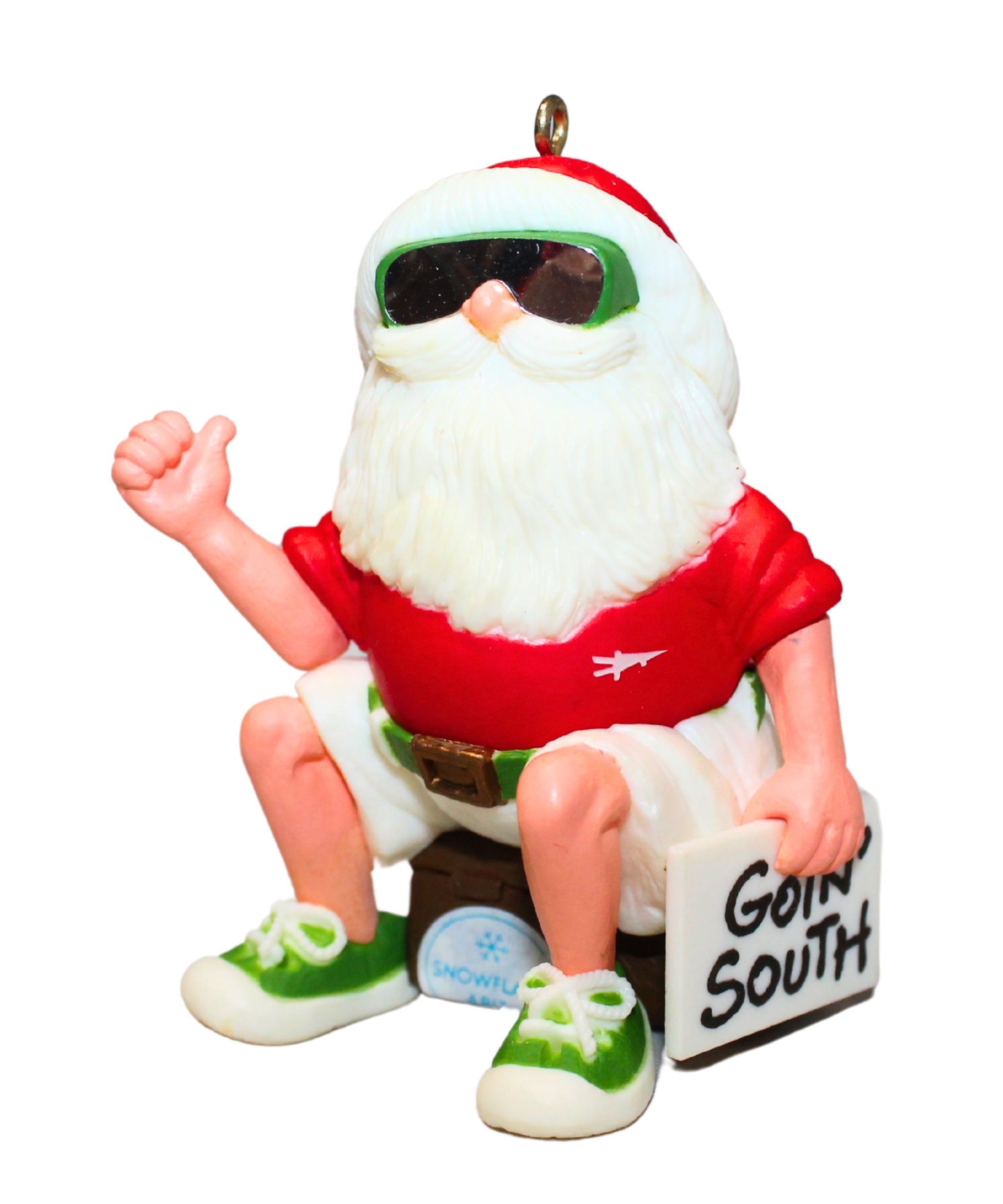 Hallmark Ornament: 1983 Hitchhiking Santa | QX4247