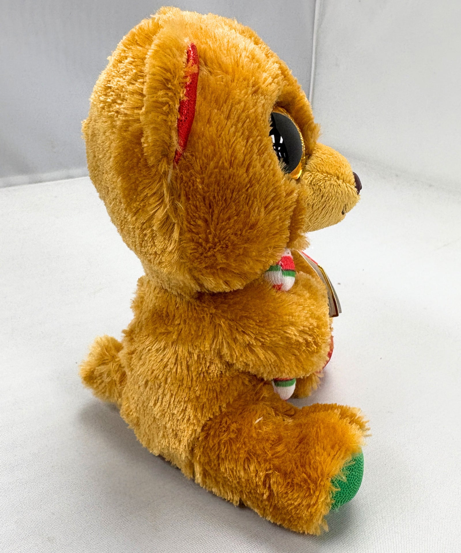 Ty Beanie Boos - Bella the Teddy Bear, Glitter Eyes, Christmas holiday