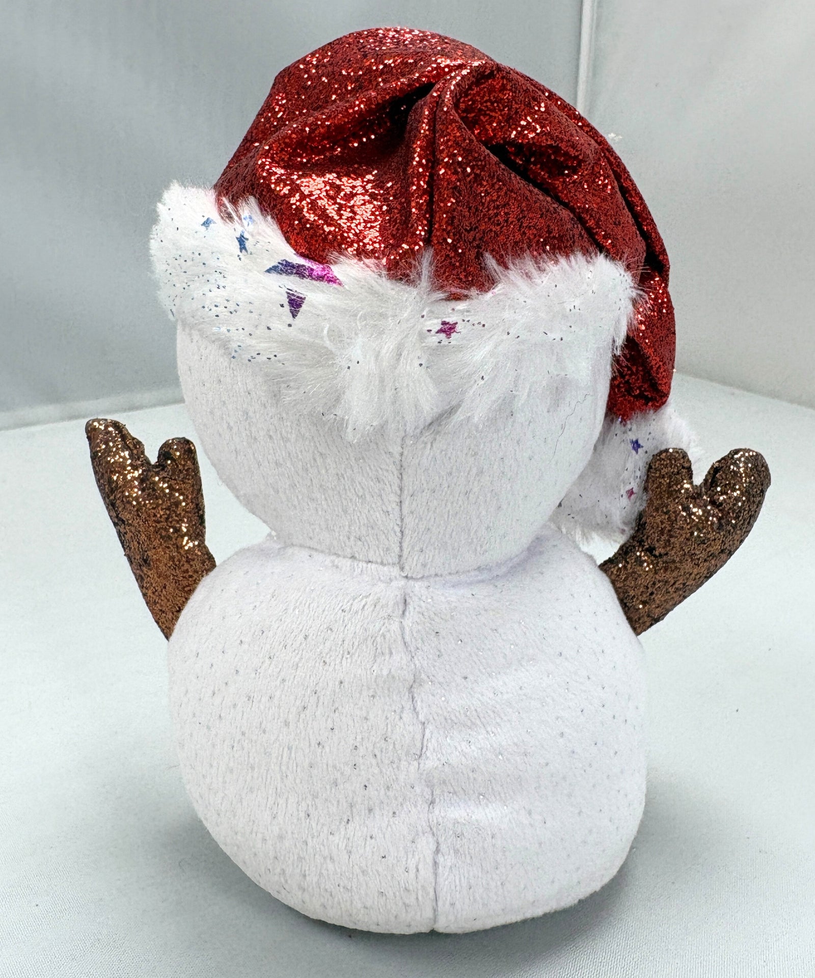 Ty Beanie Boos - Flurry the Snowman, Glitter Eyes