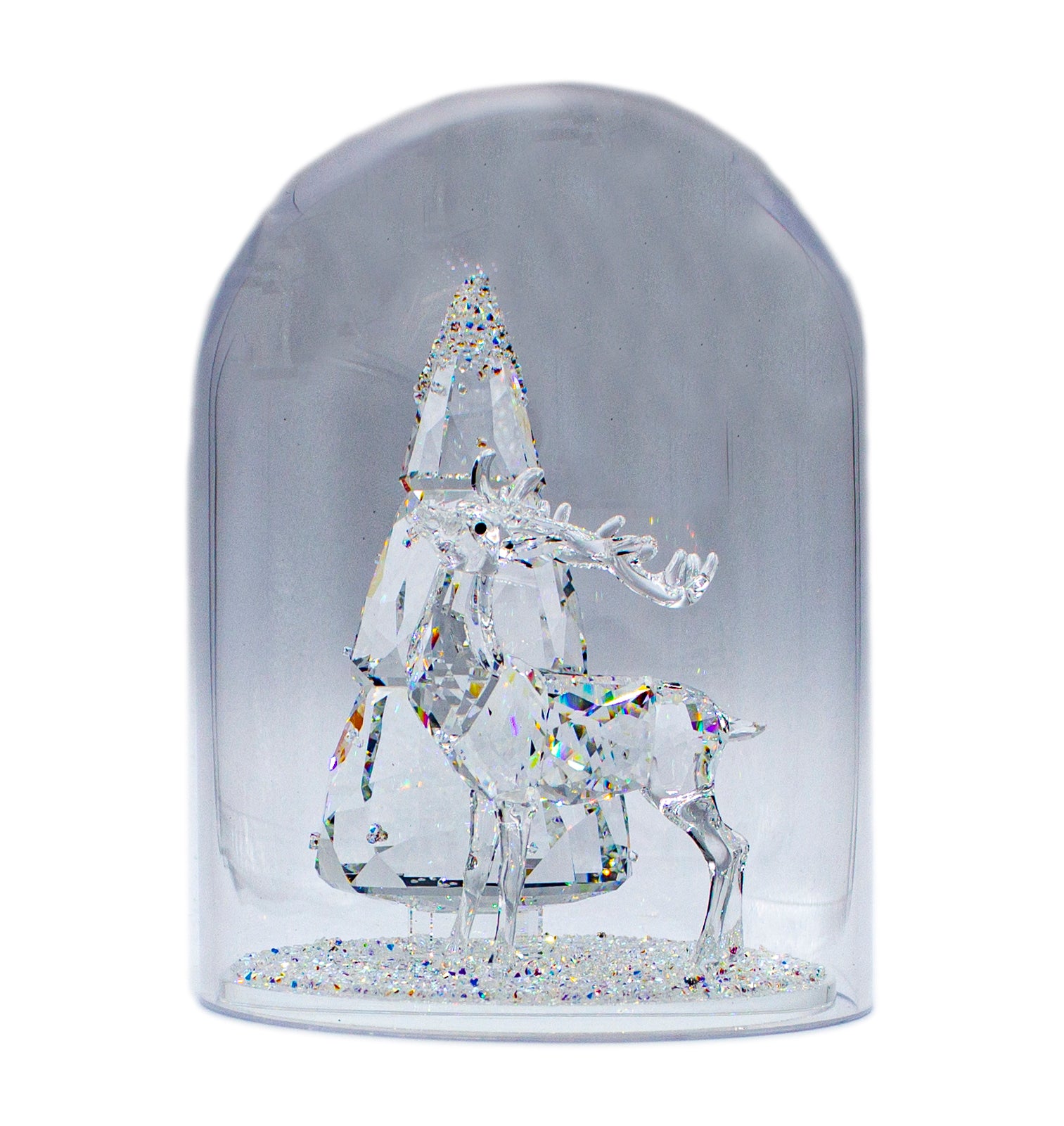 Swarovski Crystal: 5403173 Bell Jar - Pine Tree & Stag
