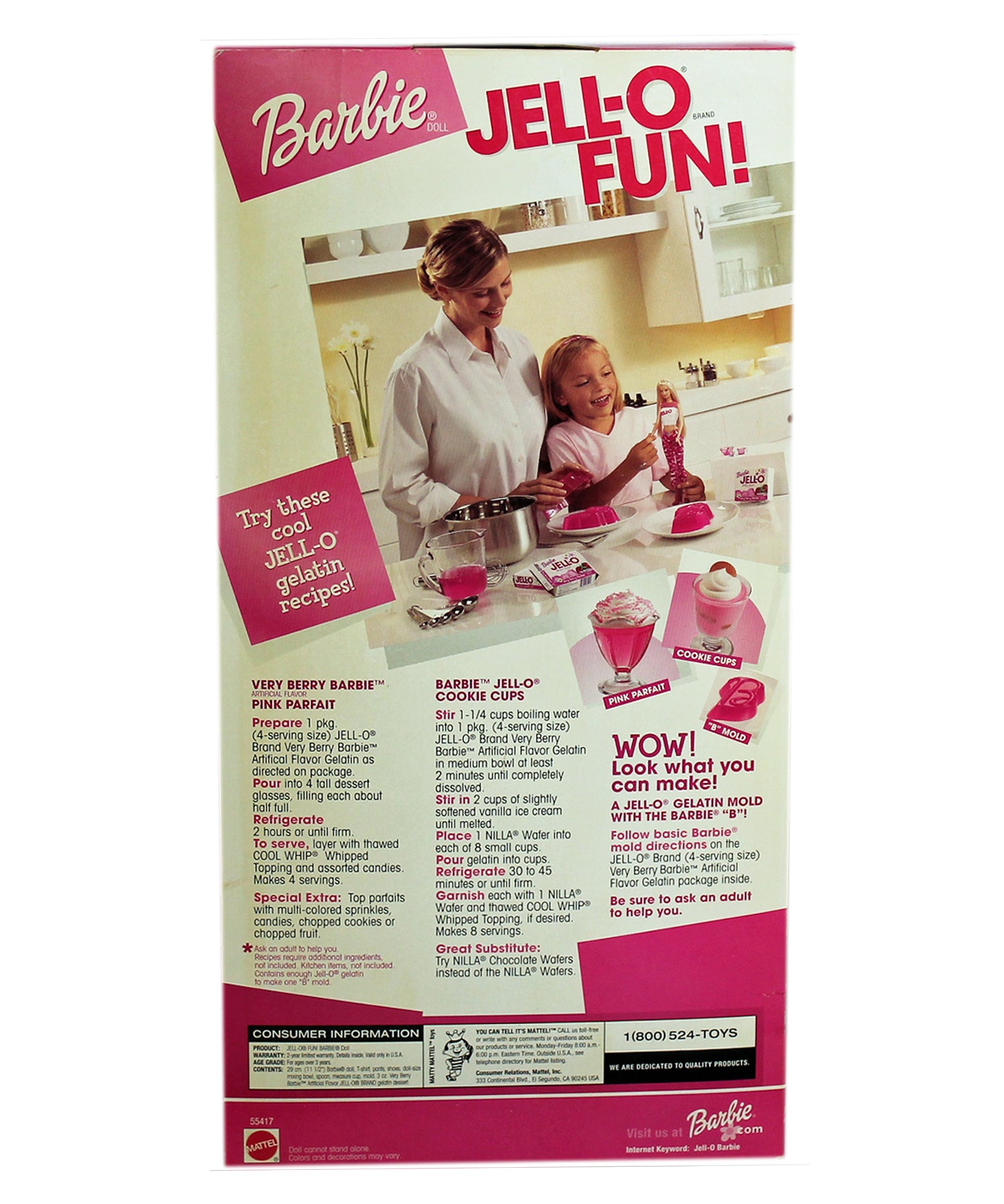 2001 Jell-O Fun Blonde Barbie (55417)