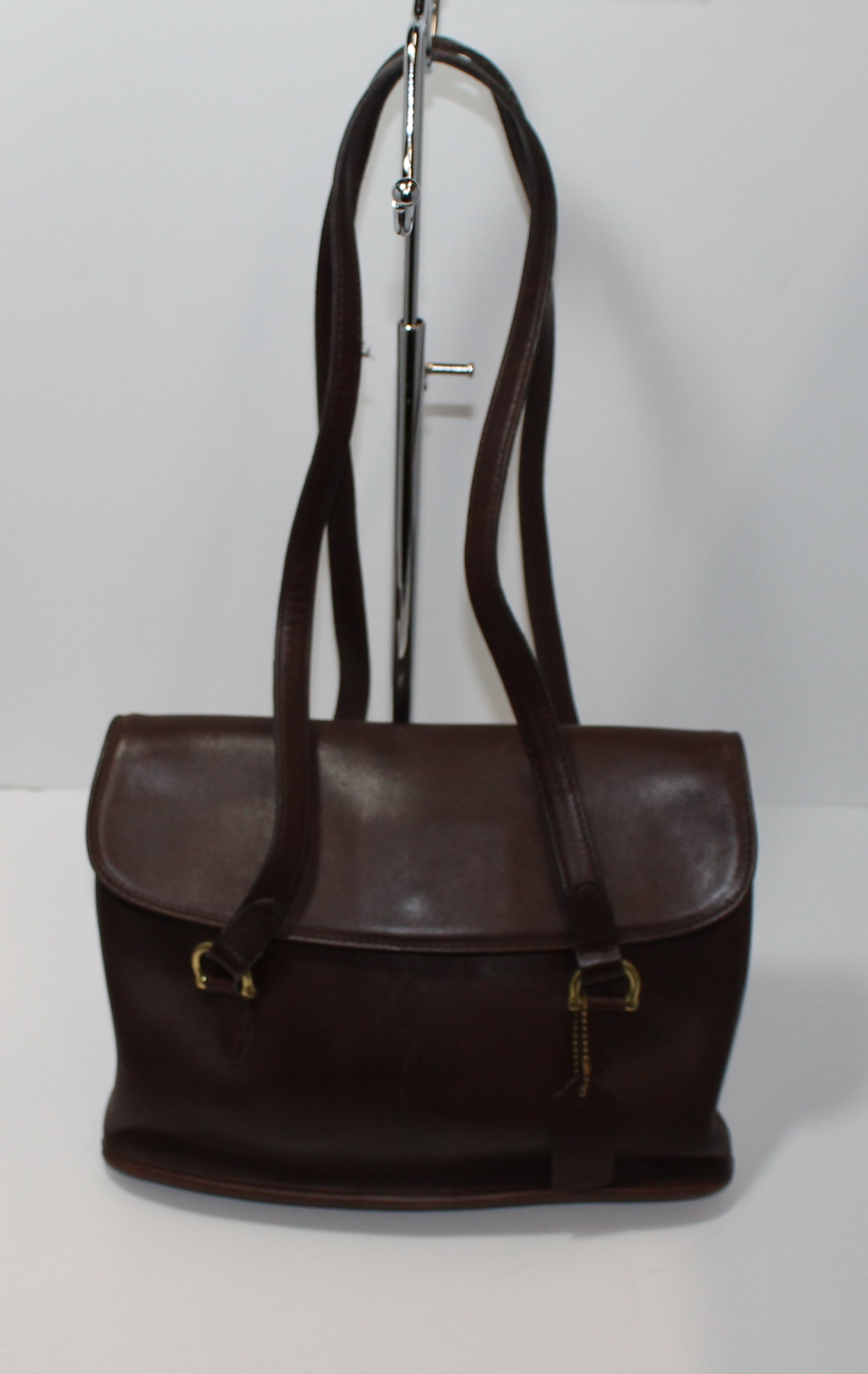 Coach Purse: 9808 Brown Equestrian Shoulder Bag