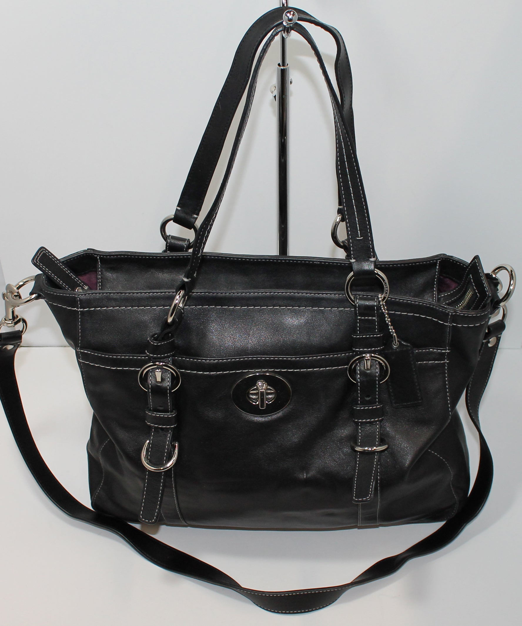 Coach Purse: F14015 Black Chelsea Shoulder Bag