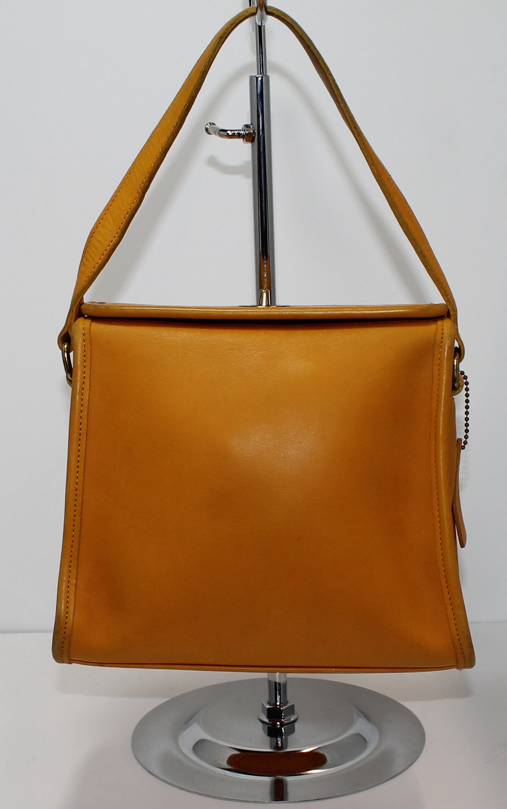Coach Purse: 9043 Yellow Geometric Leather Tote Bag