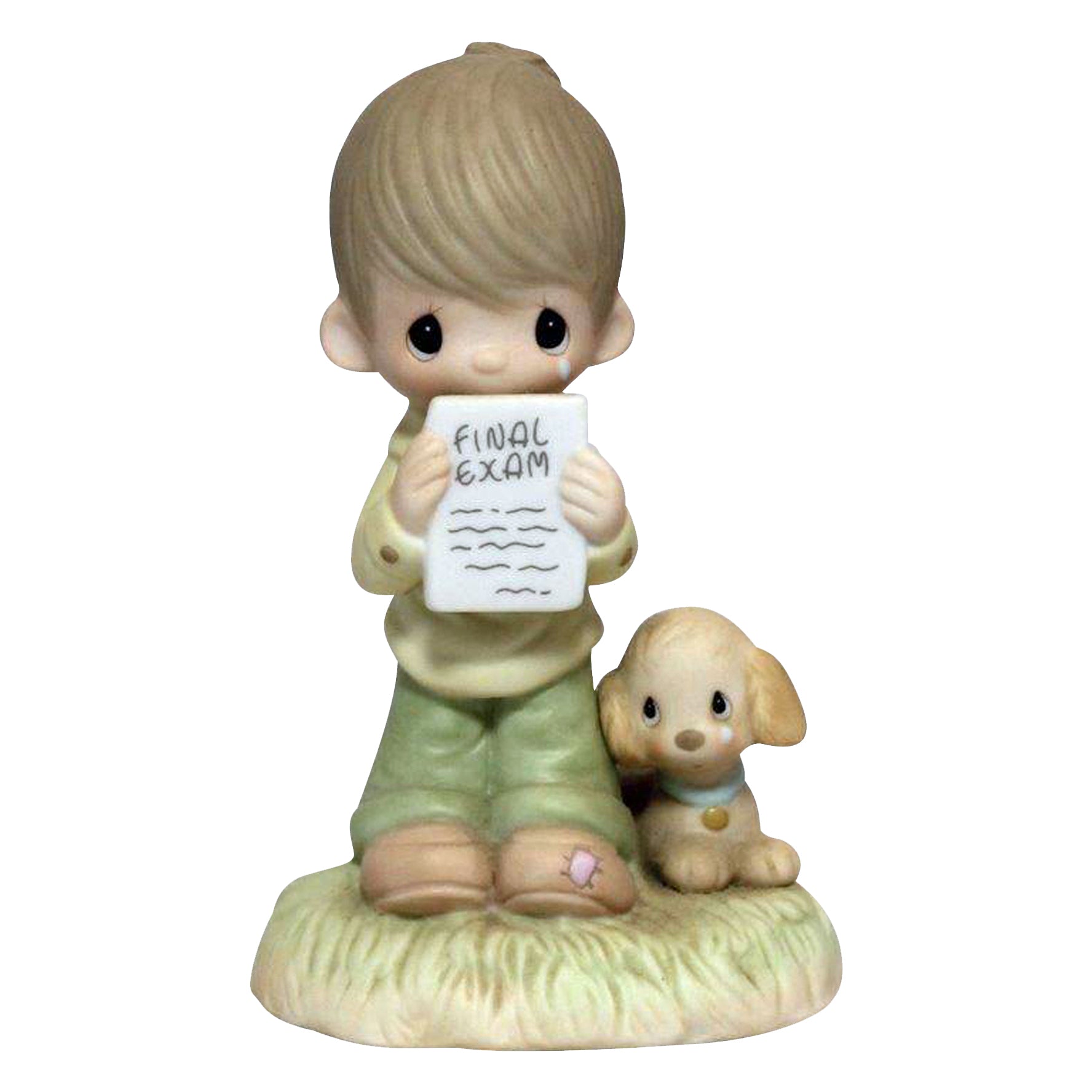 Precious Moments: E-1379BR God Understands | Brunette Boy