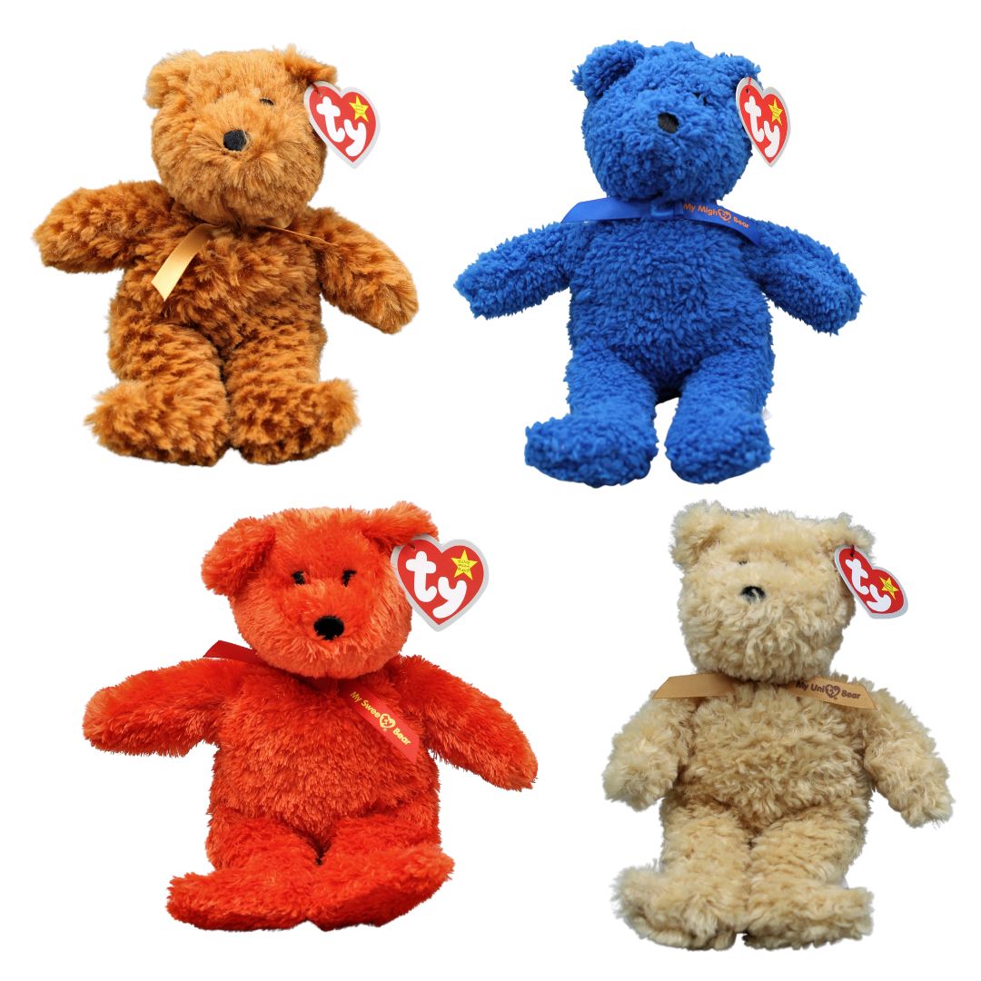 Malaysia Exclusive Teenie Beanies | Set of 4 | Mighty, Sweety, Trusty,